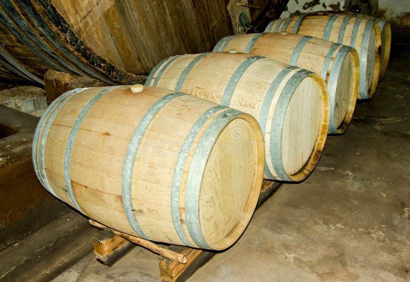 Wine Kegs stock image. Image of cellar, hogshead, vine - 46928897