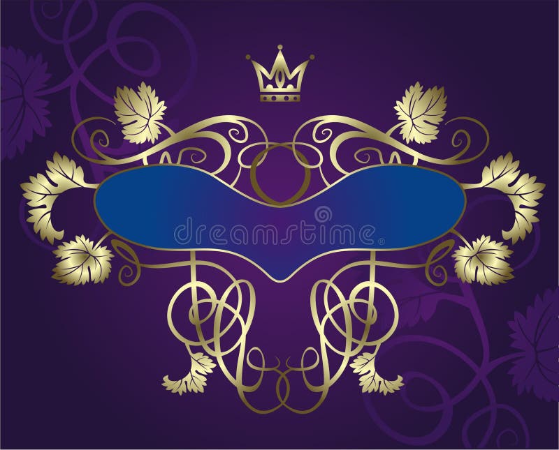 Wine label stock vector. Illustration of design, grape - 23111396