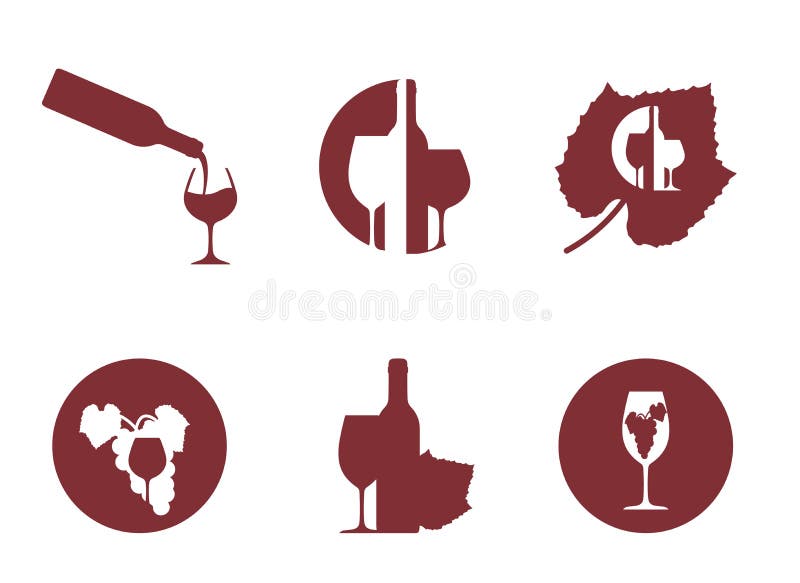 Wine List Background with Wine Symbol Stock Vector - Illustration of ...