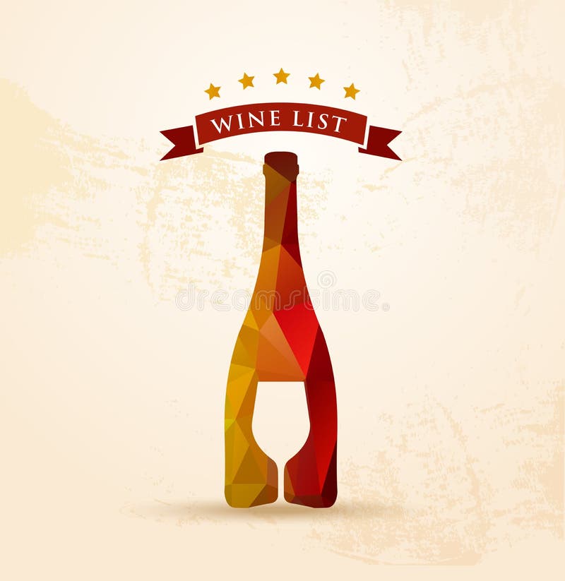 Minimalistic Wine Pour Symbol Stock Vector - Illustration of dinner ...