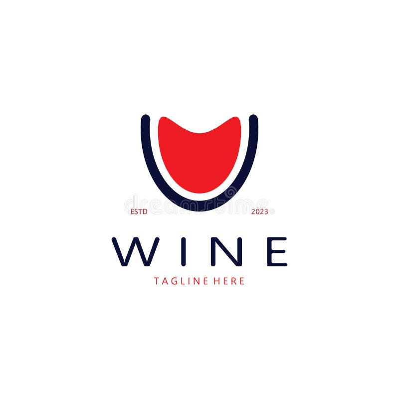 Wine Logo Design Template.vector Illustration of Icon-vector Stock ...
