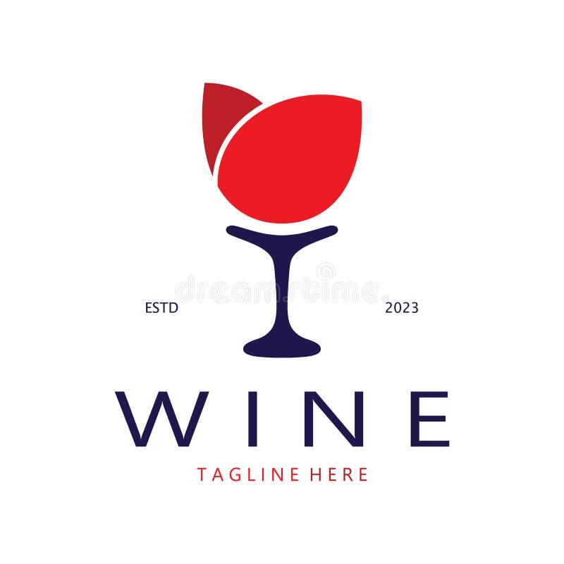Wine Logo Design Template.vector Illustration of Icon-vector Stock ...
