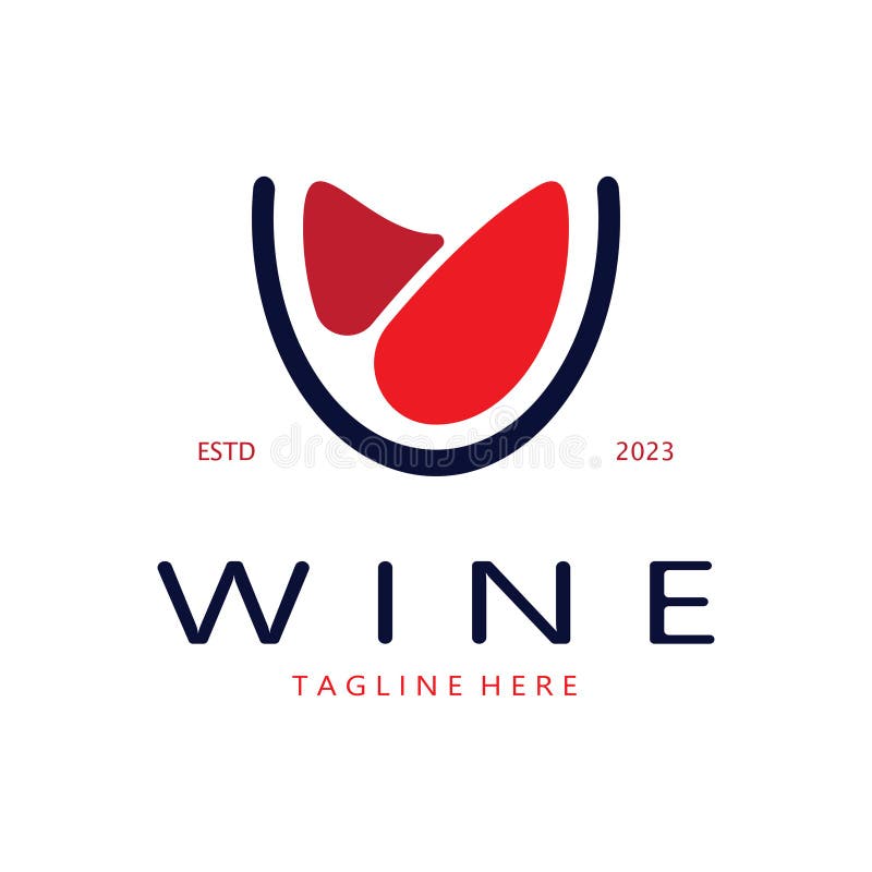 Wine Logo Design Template.vector Illustration of Icon-vector Stock ...