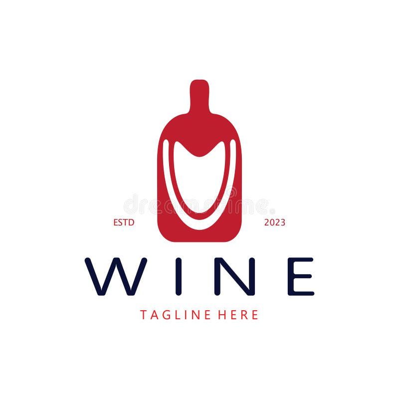 Wine Logo Design Template.vector Illustration of Icon-vector Stock ...