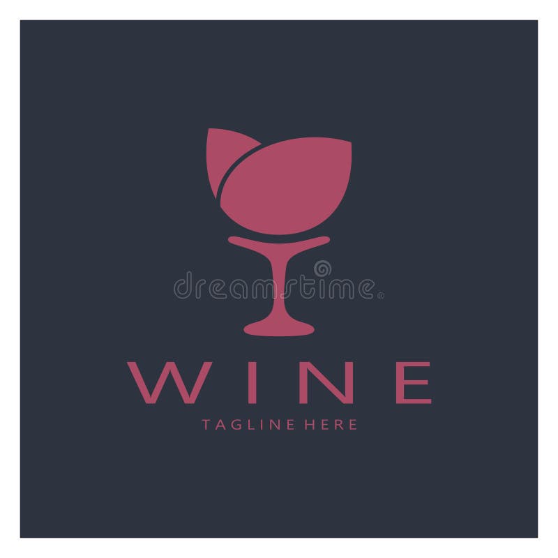 Wine Logo Design Template.vector Illustration of Icon-vector Stock ...