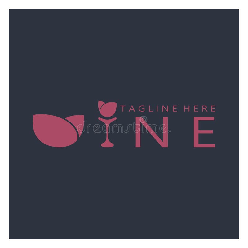 Wine Logo Design Template.vector Illustration of Icon-vector Stock ...
