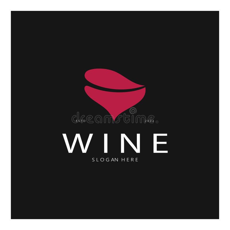 Wine Logo Design Template.vector Illustration of Icon-vector Stock ...