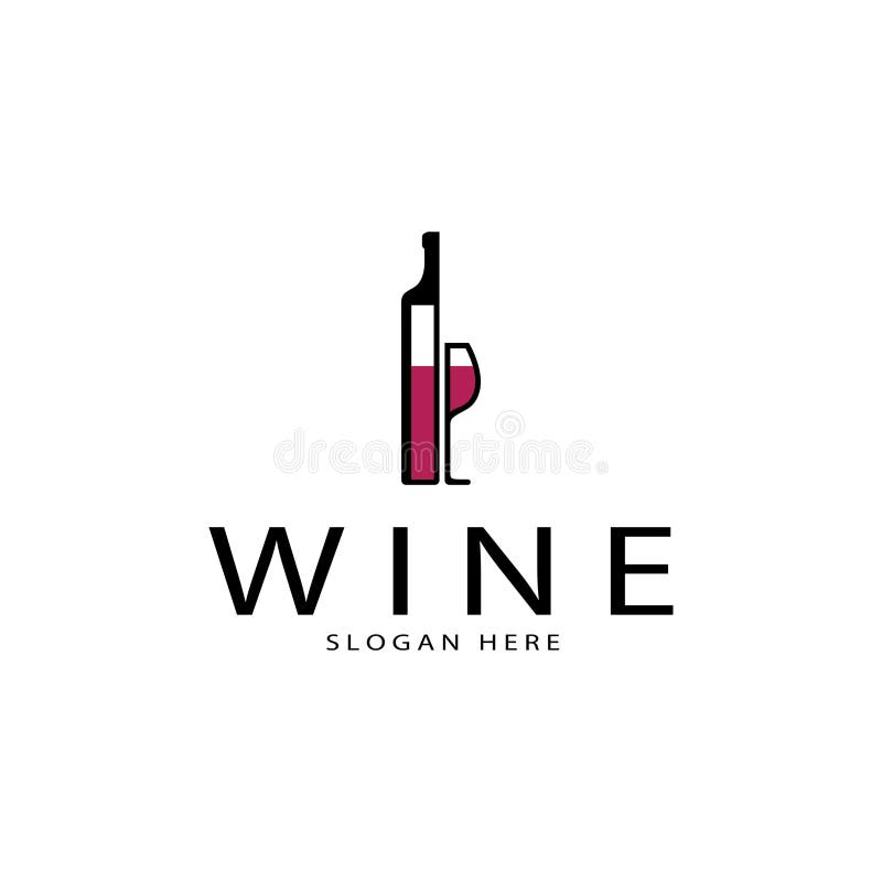 Wine Logo Design Template.vector Illustration of Icon-vector Stock ...
