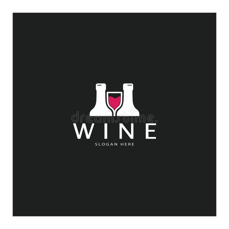 Wine Logo Design Template.vector Illustration of Icon-vector Stock ...