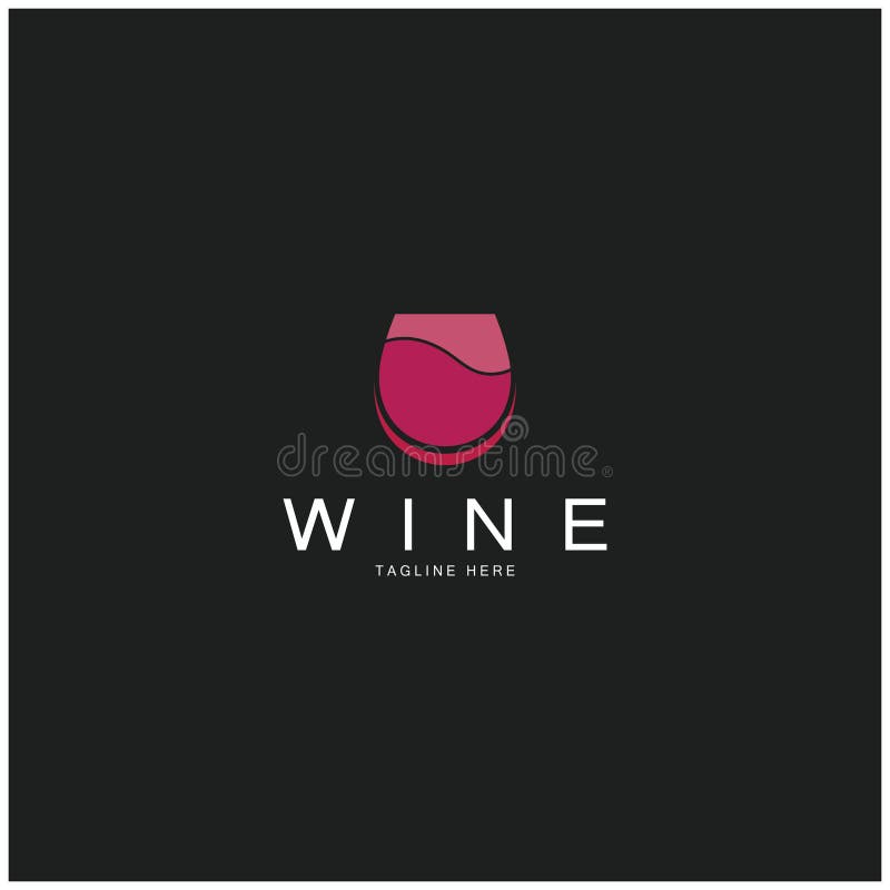 Wine Logo Design Template.vector Illustration of Icon-vector Stock ...