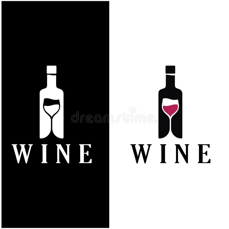 Wine Logo Design Template.vector Illustration of Icon-vector Stock ...