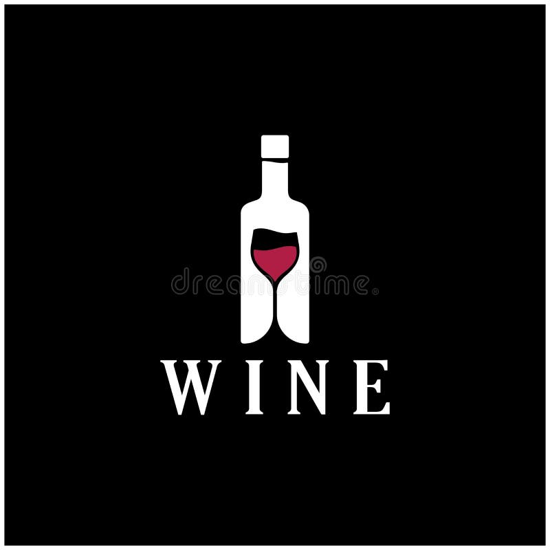 Wine Logo Design Template.vector Illustration of Icon-vector Stock ...