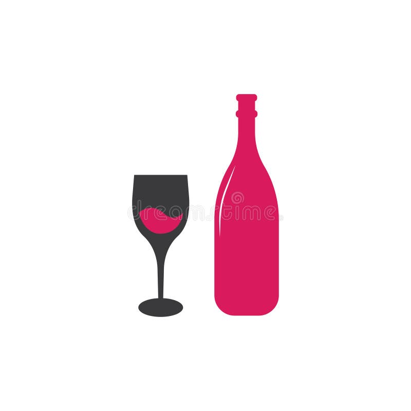Wine Logo icon stock vector. Illustration of wine, restaurant - 321687223