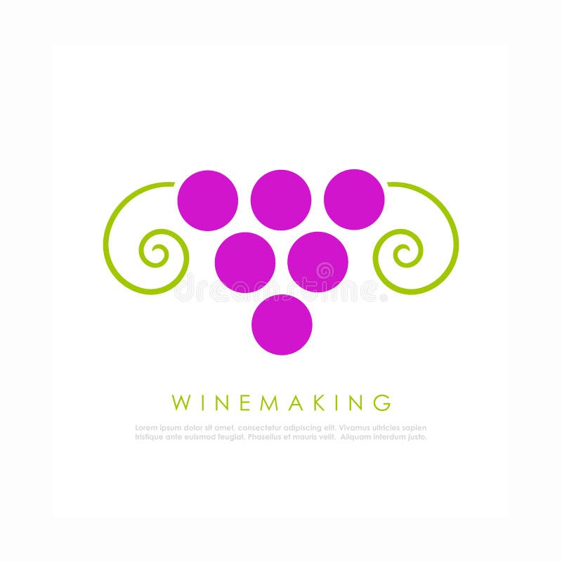 Wine logo stock vector. Illustration of drink, growth - 28064338
