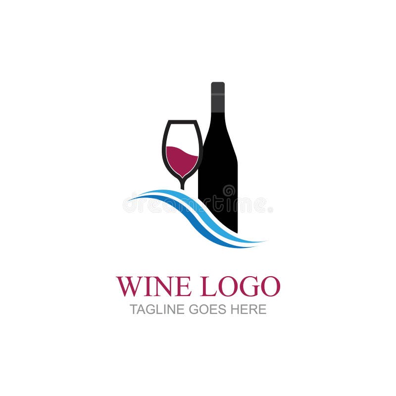 Wine Logo Vector Illustration Design Template Stock Vector ...