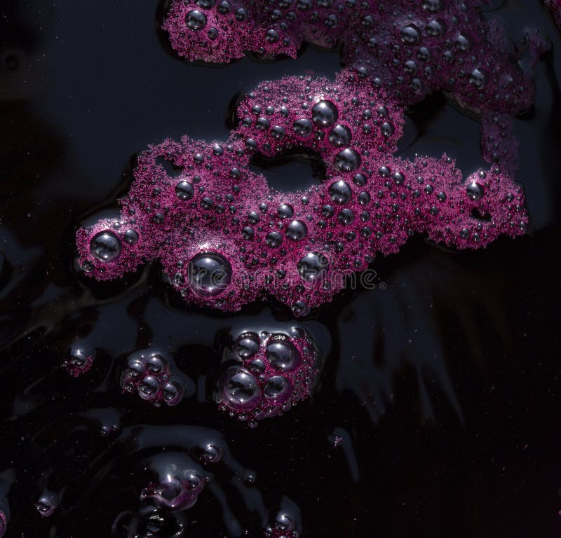 Fresh Grape Juice with Foam. Must Flows and is Collected in a Special ...