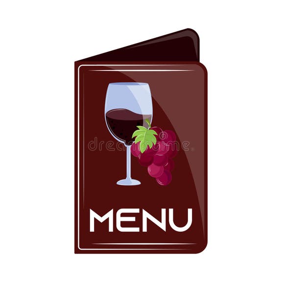 Wine menu icon stock vector. Illustration of isolation - 264698276