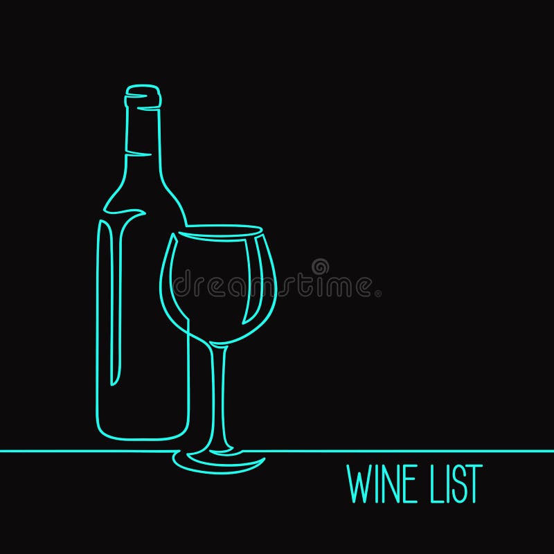 One Line Art Wine Stock Illustrations – 1,244 One Line Art Wine Stock ...
