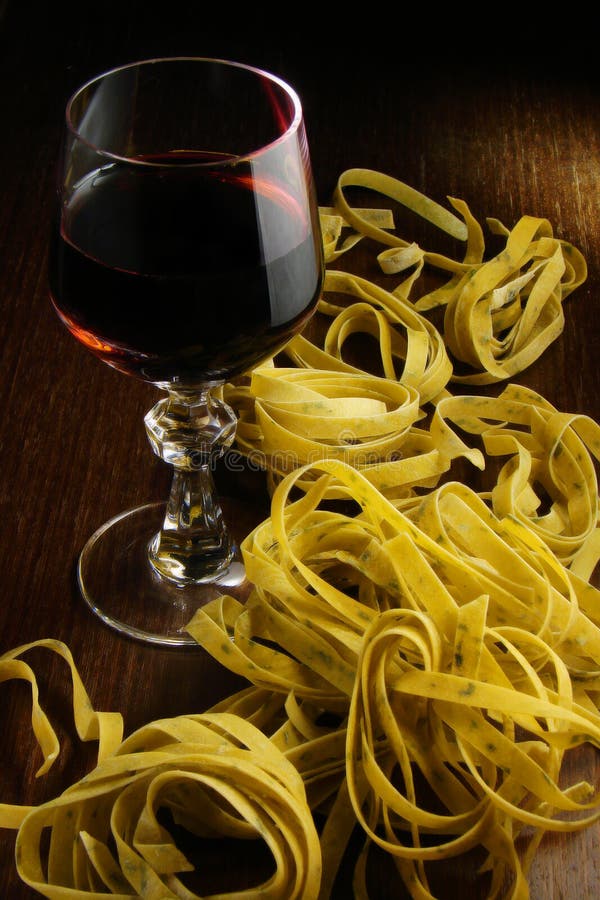 Wine and pasta stock image. Image of alcohol, wine, alcoholic - 3949399