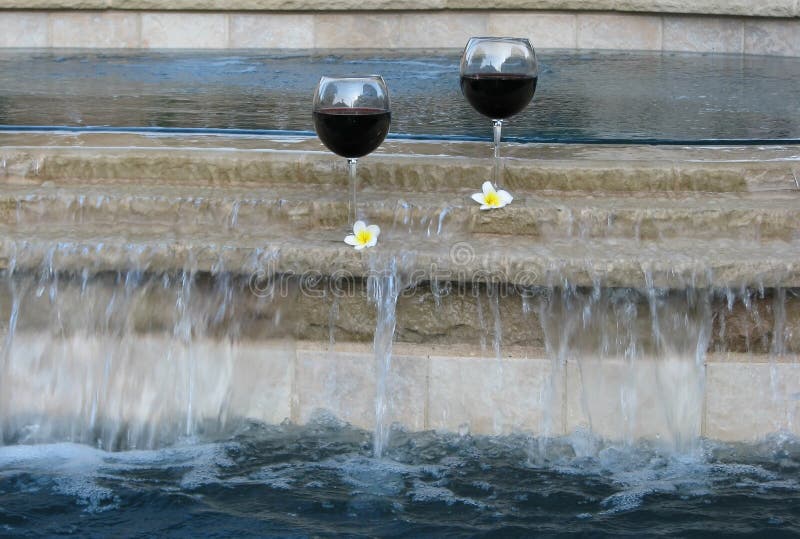 Wine and Pool stock photo. Image of sauna, swimming, relaxation - 5972032