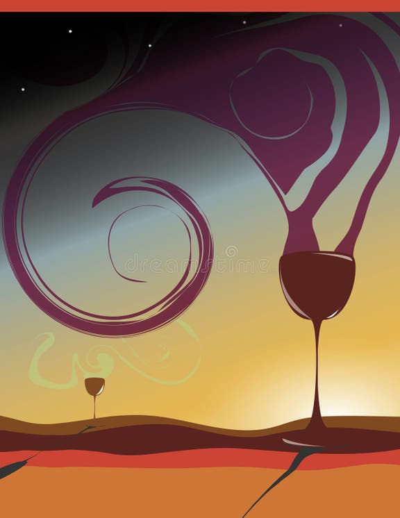 Wine Poster and Flyer Design Stock Vector - Illustration of background ...