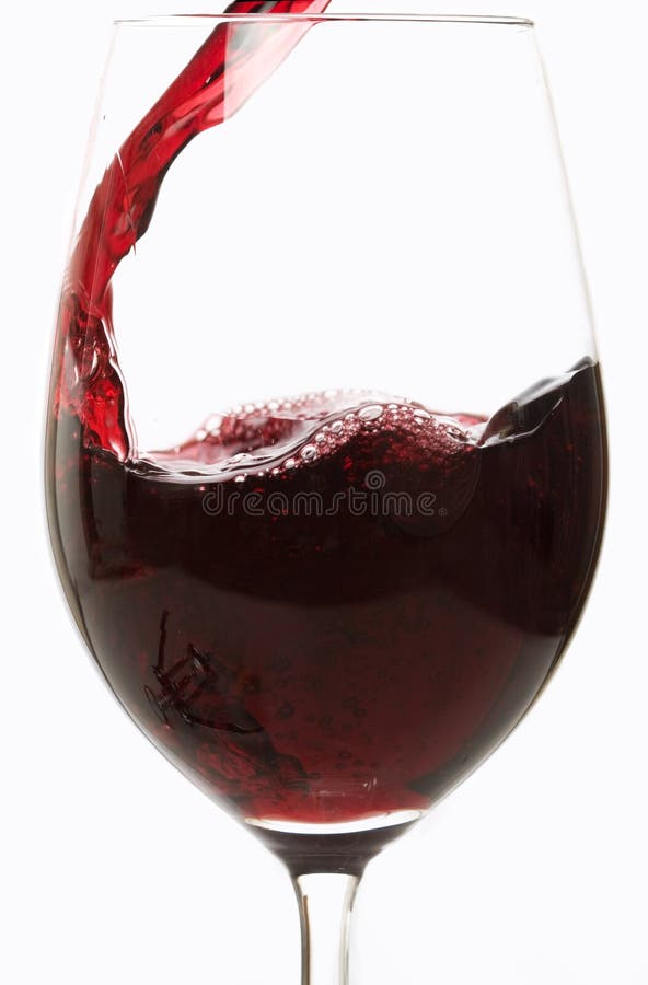 Wine Pour stock image. Image of isolated, merlot, alcohol - 13798579