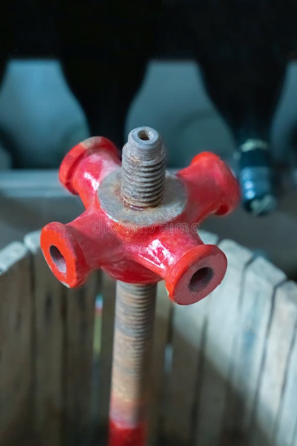 Wine Press Element, Creating Pressure. for Making Cider and Juice Stock ...