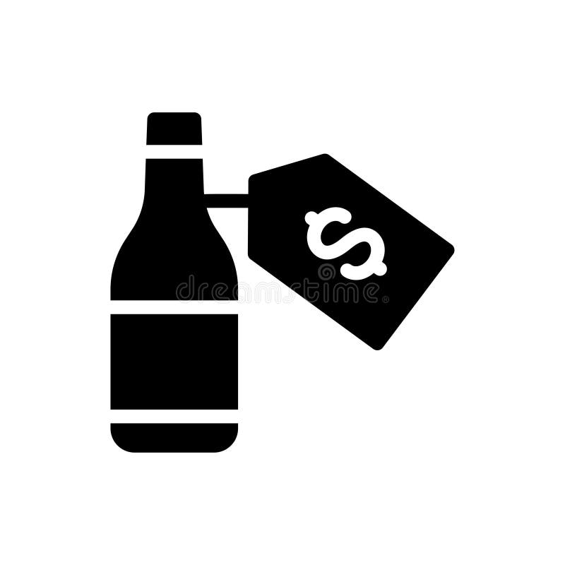 Wine price tag stock vector. Illustration of sign, abstract - 212376027