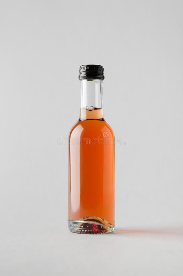 Wine Quarter / Mini Bottle Mock-Up Stock Photo - Image of drink ...