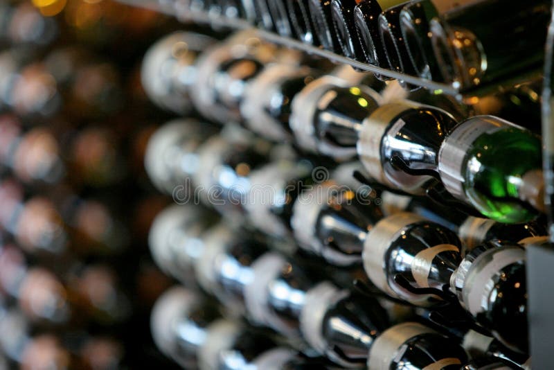 Wine Rack stock photo. Image of bottles, rows, wine, stack - 2790886
