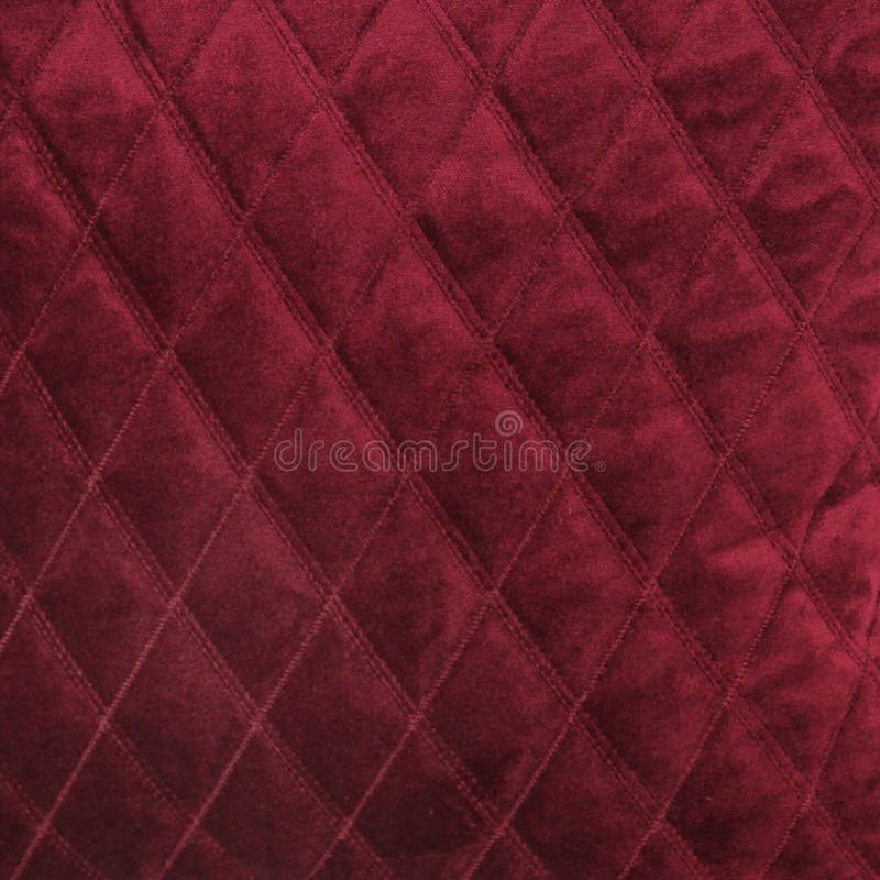 Wine Red Diamond Quilted Velvet Fabric Texture Stock Image - Image of ...