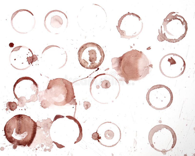 Wine Rings stock illustration. Illustration of spill, marking - 8309146