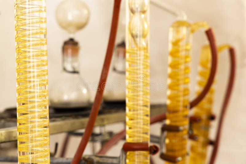 Wine& X27;s Laboratory with Traditional and Modern Apparatus Stock ...