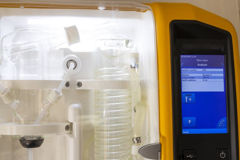 Wine S Laboratory with Traditional and Modern Apparatus Stock Image ...