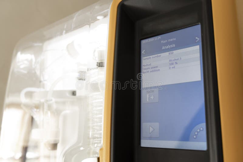 Wine S Laboratory with Traditional and Modern Apparatus Stock Image ...