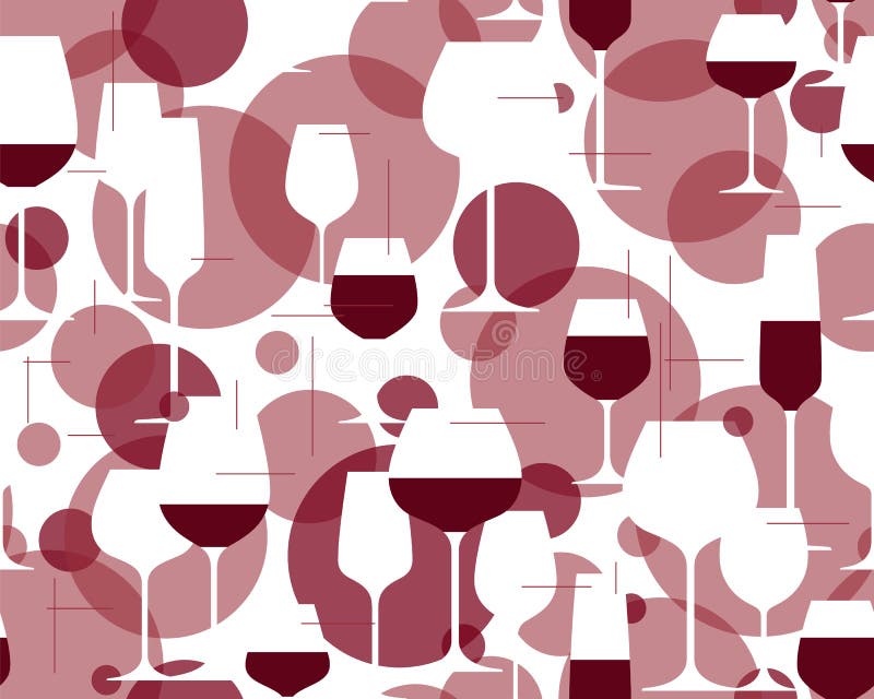 Wine Seamless Pattern. Tasting Design Element, Menu, Wine List ...