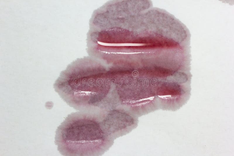 Wine Stain on White Sheet. Graphic Resource Stock Photo - Image of sign ...