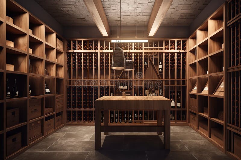 Wine Storage Room: Create a Set of Images that Showcase a Practical ...