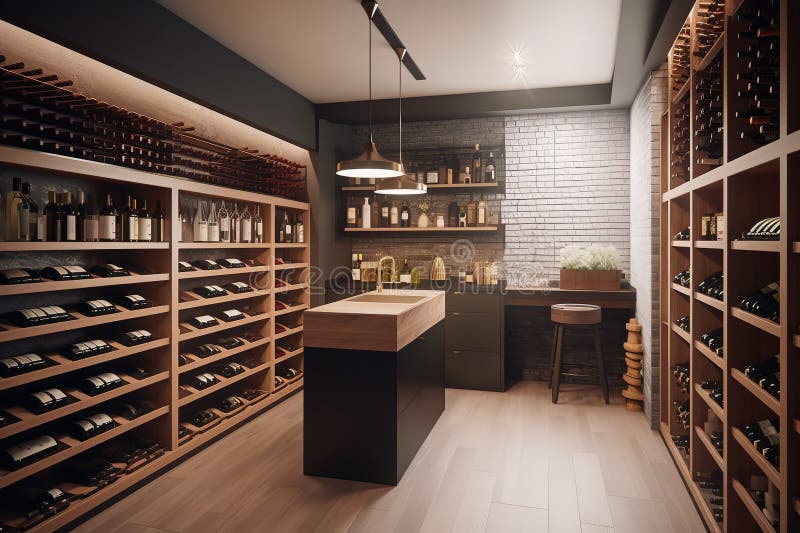 Wine Storage Room: Create a Set of Images that Showcase a Practical ...