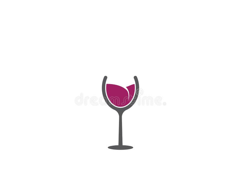 Wine symbol vector icon stock vector. Illustration of vector - 171847226