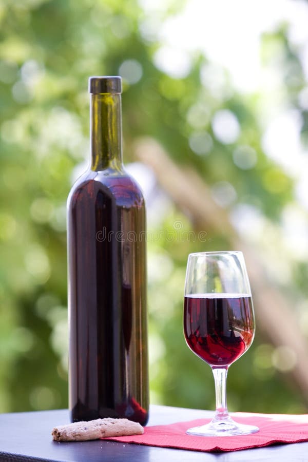 Wine at table stock image. Image of cincinnato, drinking - 10216311