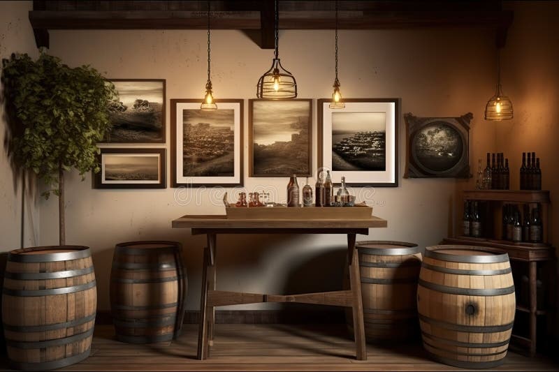 Wine Tasting Room: Capture a Set of Images that Showcase a Cozy, Rustic ...