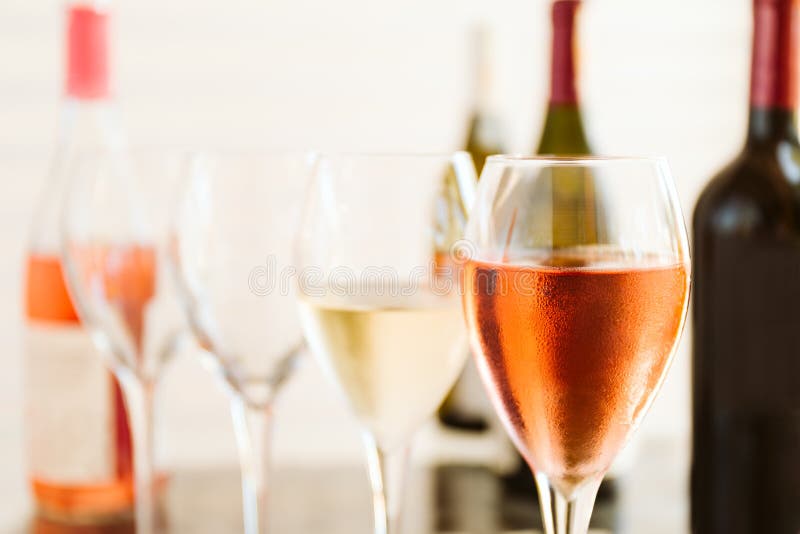 Wine Tasting Set In The Light Airy Environment. Custom Wine Tasting ...