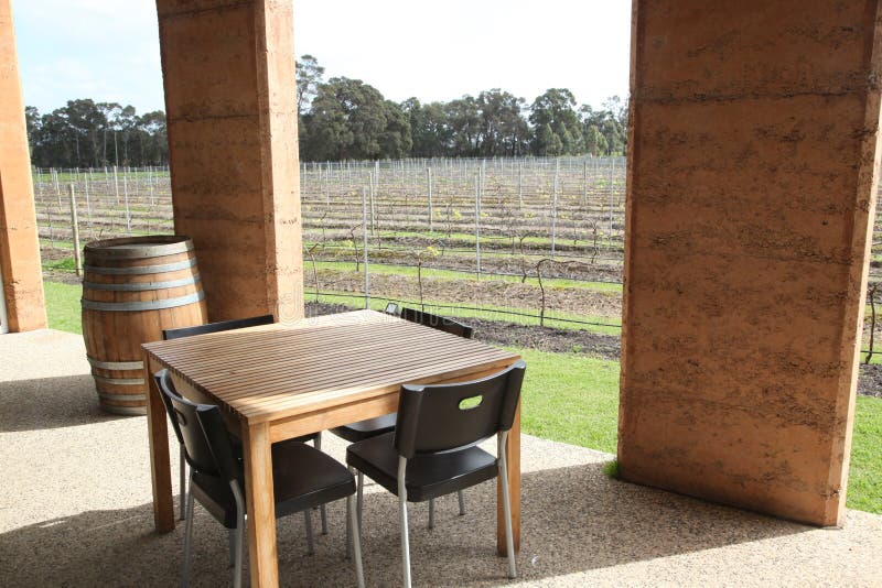 Wine vineyard dining stock image. Image of restaurant - 11180961