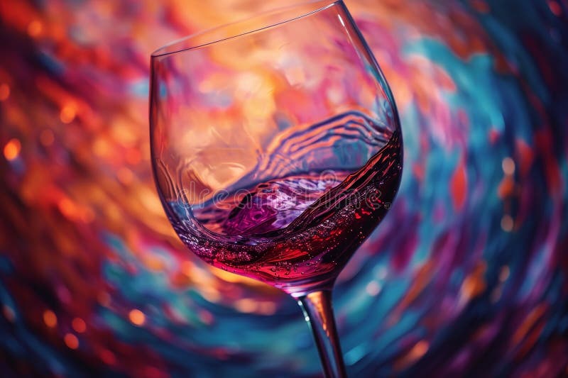 Wine Whirls of Creativity stock illustration. Illustration of patterns ...