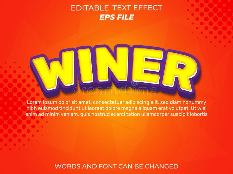 Win Editable Font Stock Illustrations – 373 Win Editable Font Stock ...