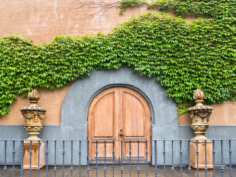 Winery entrance doors stock photo. Image of door, arched - 71739972
