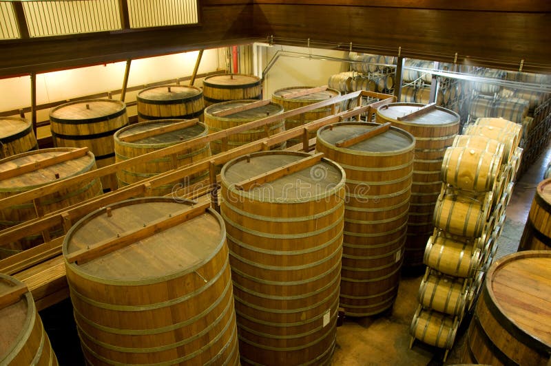 Winery interior stock photo. Image of winemaking, indoors - 6796260