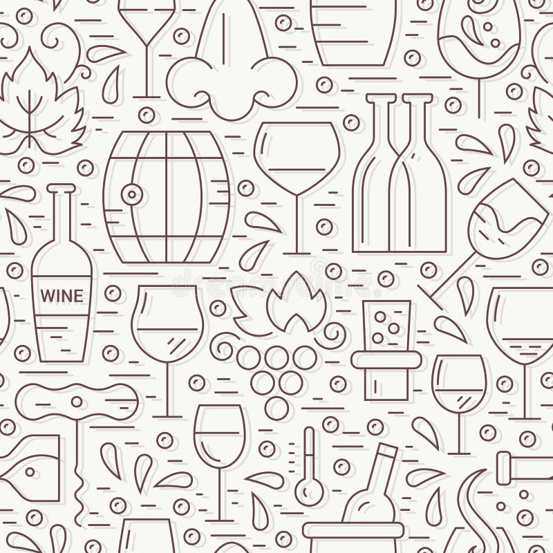 Winery Pattern Stock Illustrations – 10,507 Winery Pattern Stock ...