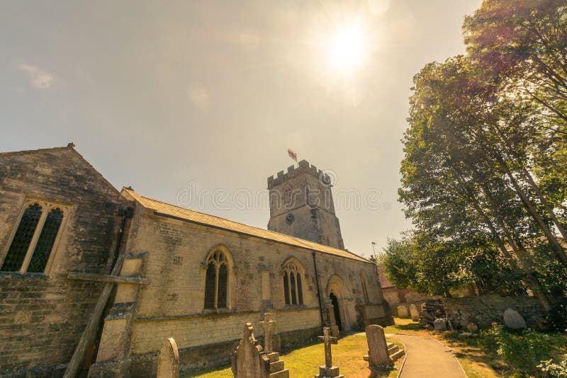 St Christopher`s Church - Mid Angle Editorial Image - Image of built ...